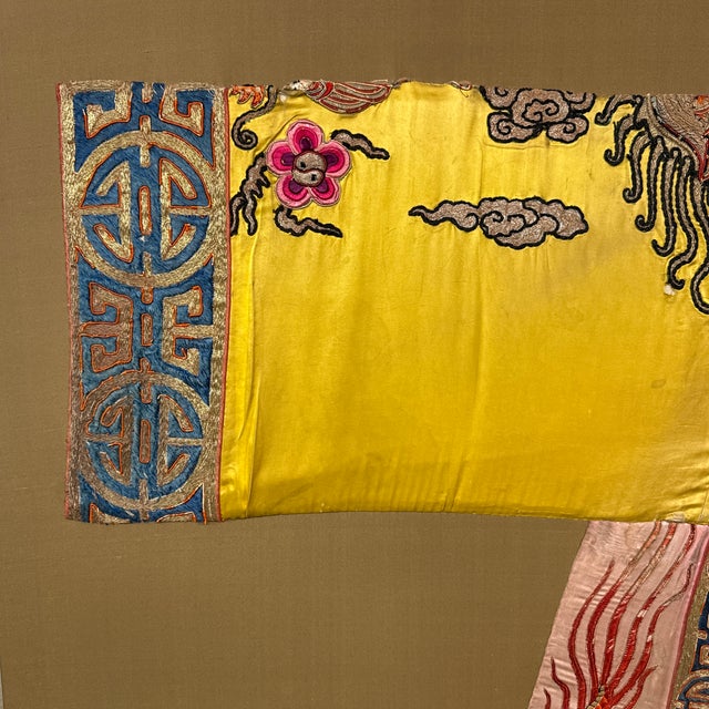 19th Century Dragon Kimono Robe for Chinese Theater | Chairish