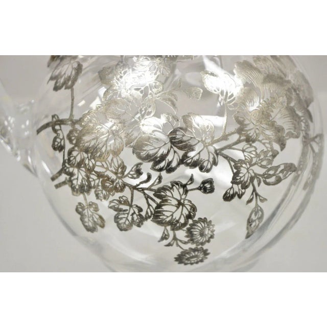 Early 20th Century Cambridge Gyro Optic Ball Glass Swirl Water Pitcher ...