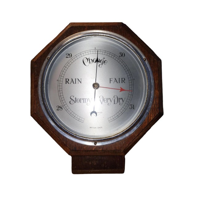 1930s English Art Deco Barometer | Chairish