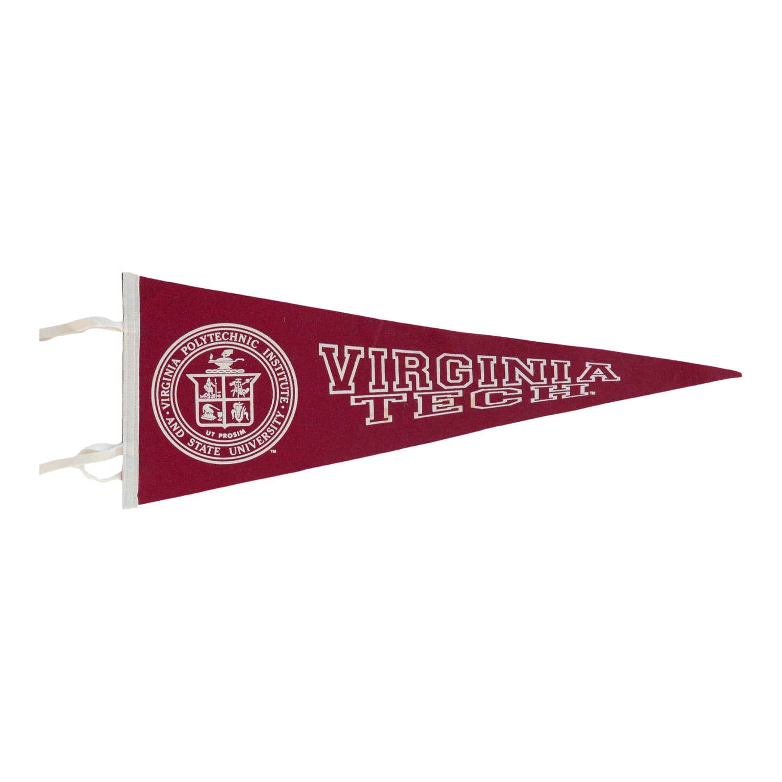 Virginia Tech Felt Flag Pennant | Chairish