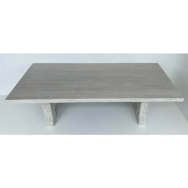 1990s Cerused Dining Room Table Attributed to Century Furniture | Chairish