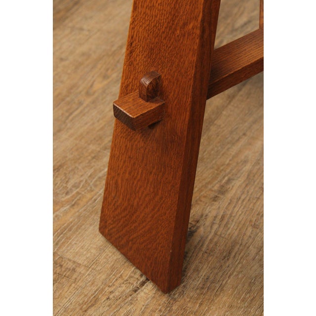 Stickley Mission Collection Oak Gus Tea Table | Chairish