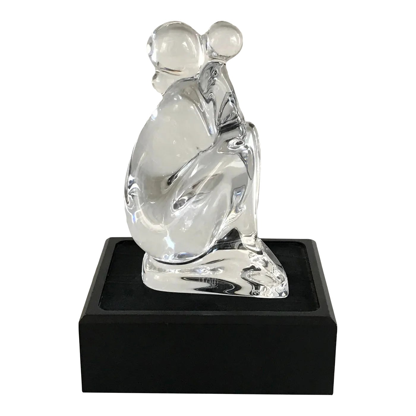 1970’s Robert Rigot for Baccarat Crystal Figure | Chairish