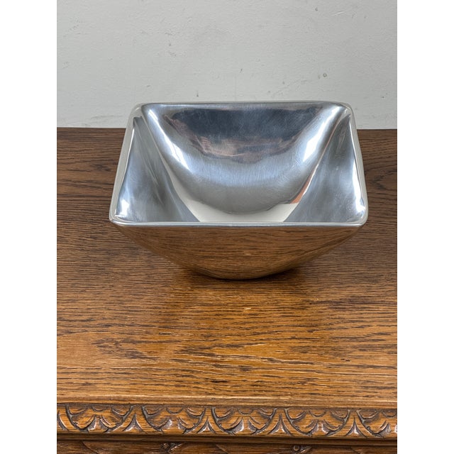 Nambe Cube Bowl | Chairish