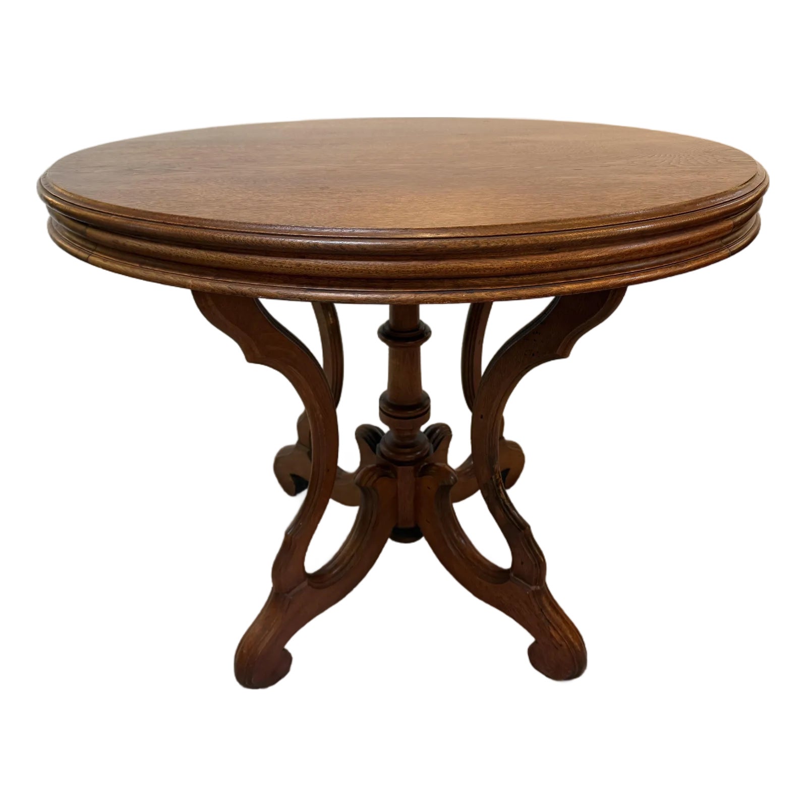 Antique Victorian Oval Parlor/Center Table | Chairish