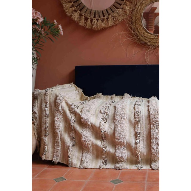 Vintage Moroccan Throw Blanket | Chairish