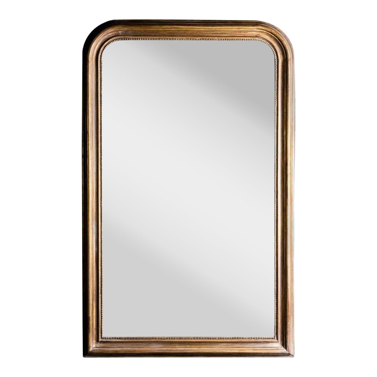 Contemporary Louis Philippe Handcarved Large Napoleon III Mirror | Chairish