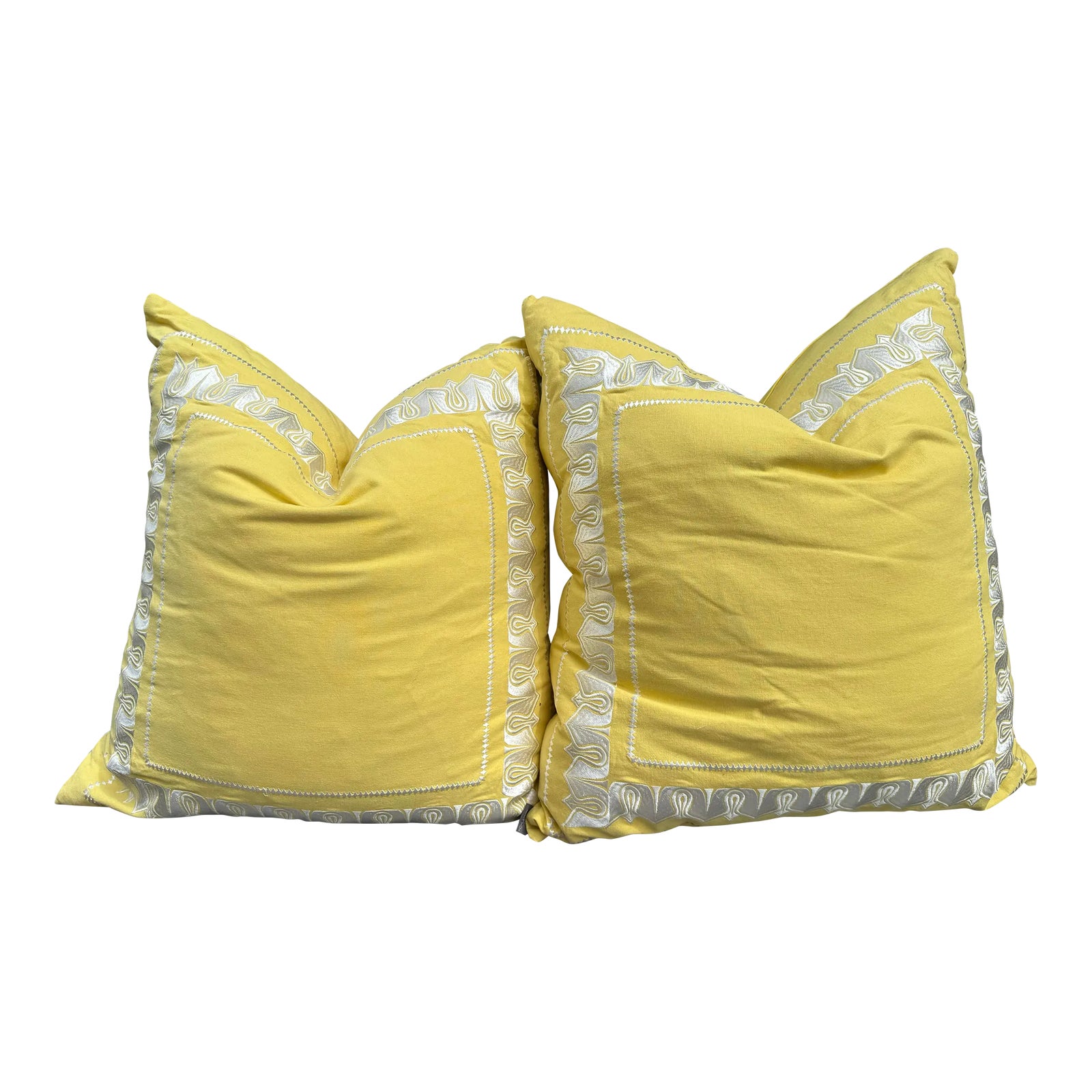 Large Echo Pillows - a Pair. | Chairish