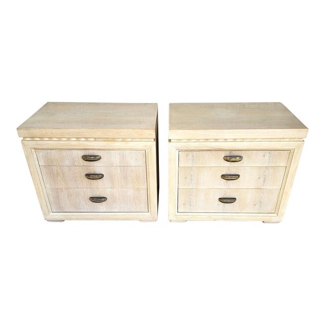 Henredon Nightstands Bedside Chests Pair | Chairish