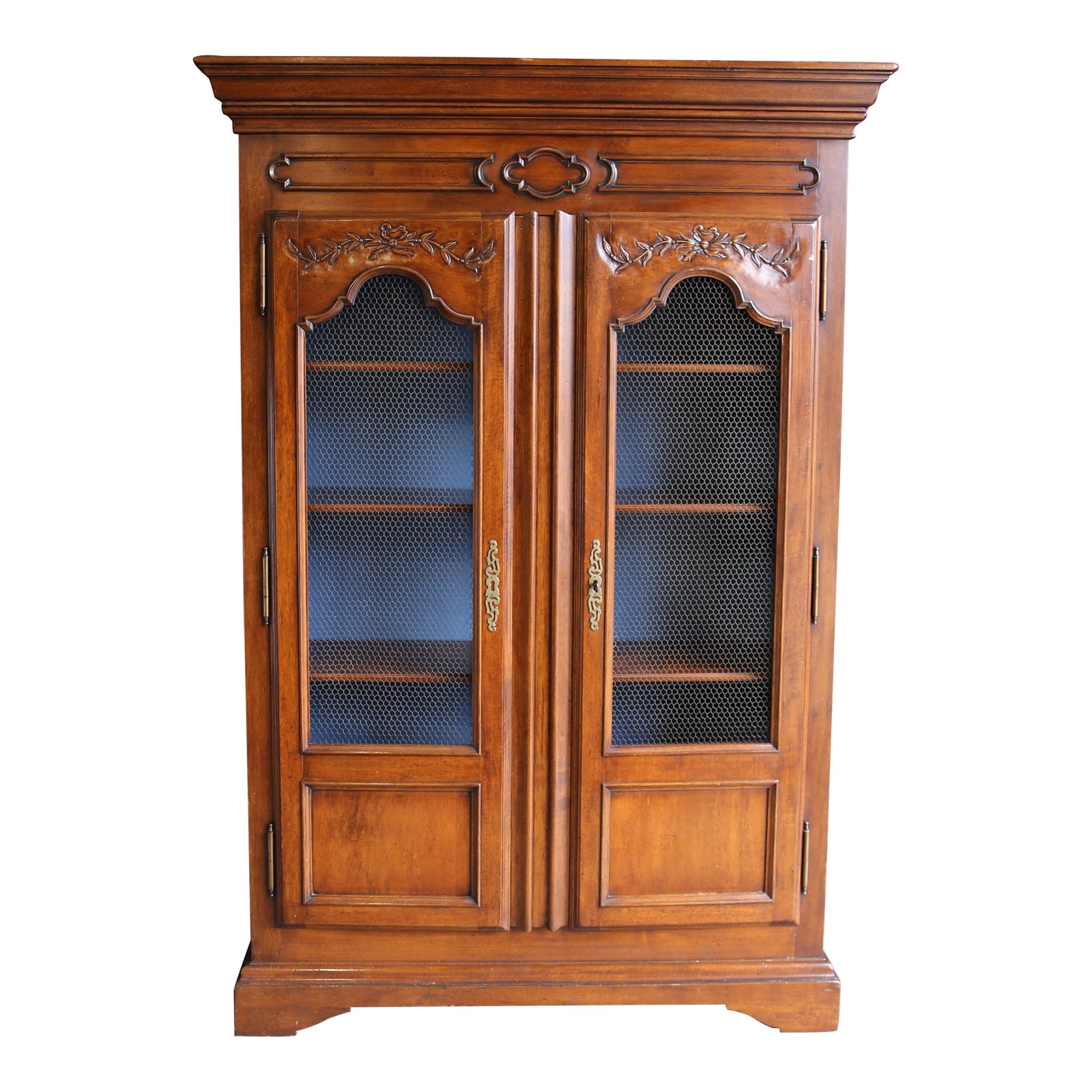 Country French Display Cabinet | Chairish