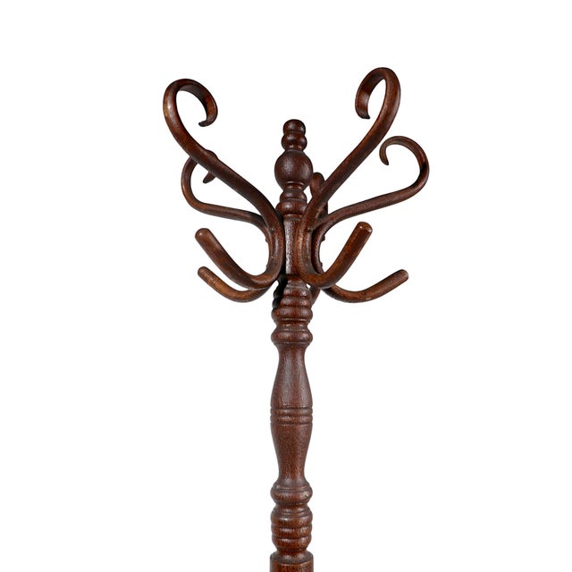 Antique Thonet Style Bentwood Coat Tree Rack Stand C 1880 /1920's ...