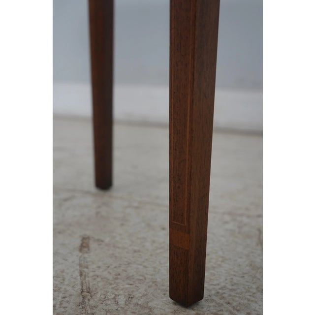 Wellington Hall Mahogany Console Sofa Table W. Inlay | Chairish