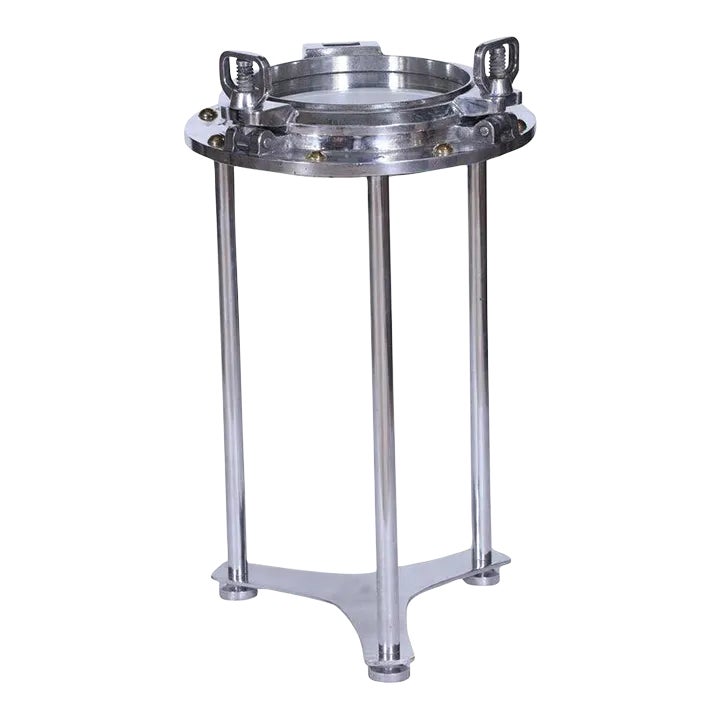 Ship's Porthole Converted to Side Table by Deborah Lockhart Phillips ...