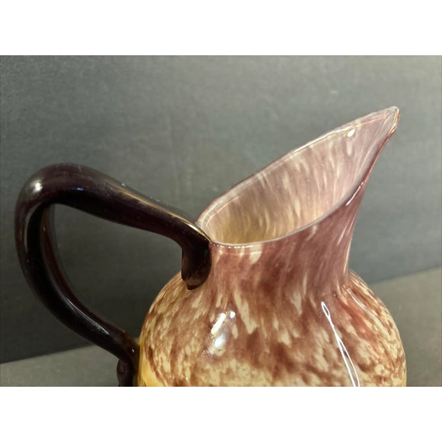 Antique Glass Decanter Cruet, Signed by Delatte Nancy. France C.1940 ...