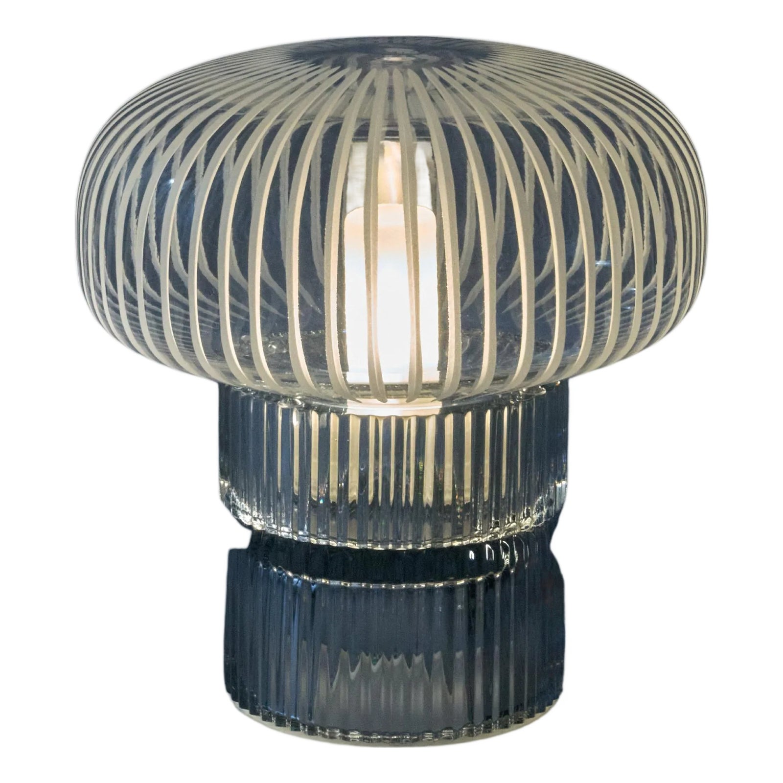 Pure Crystal Glass Tello Clear and Piccolo Table Lamp by Studio Bojola ...