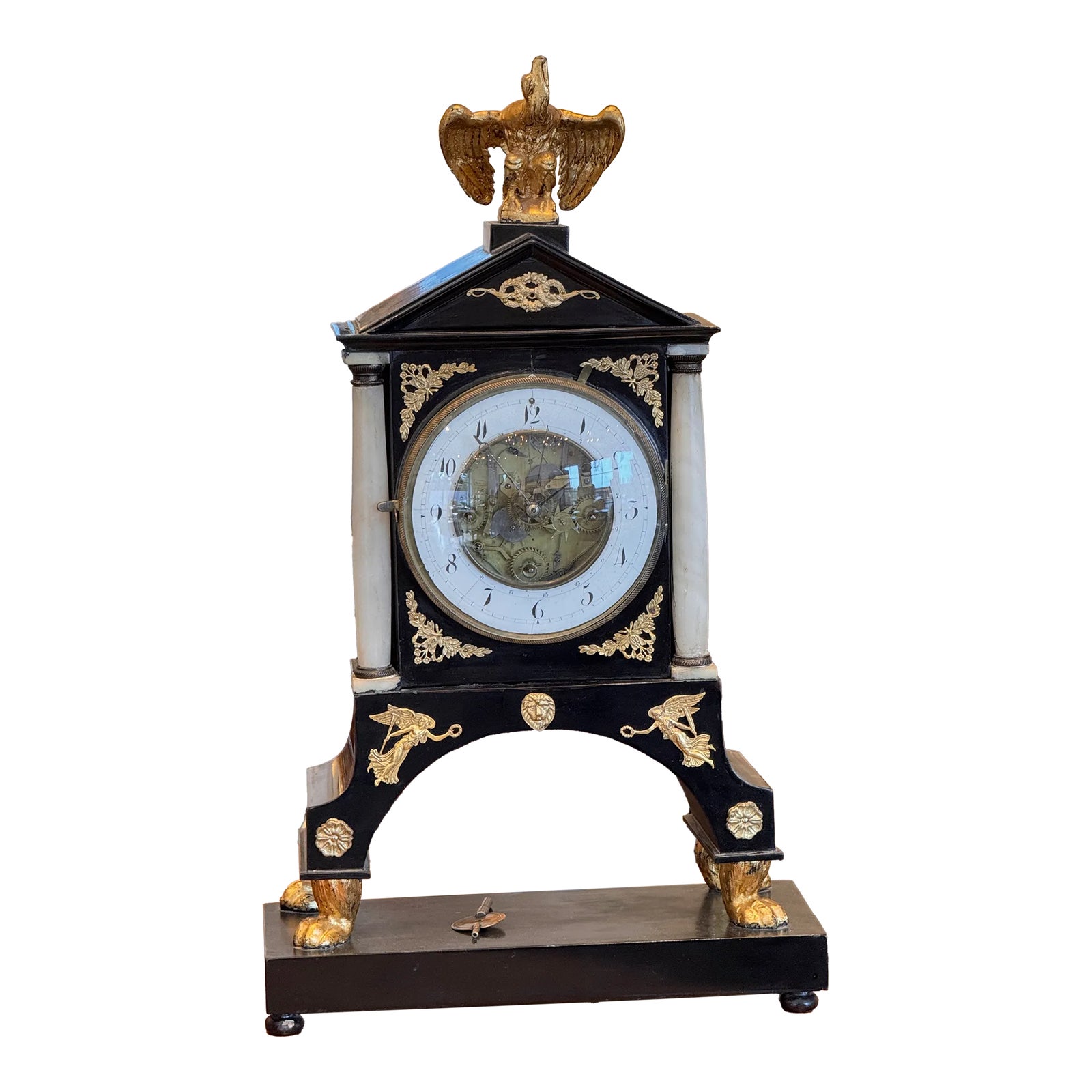 Austrian Clock Circa 1830 | Chairish