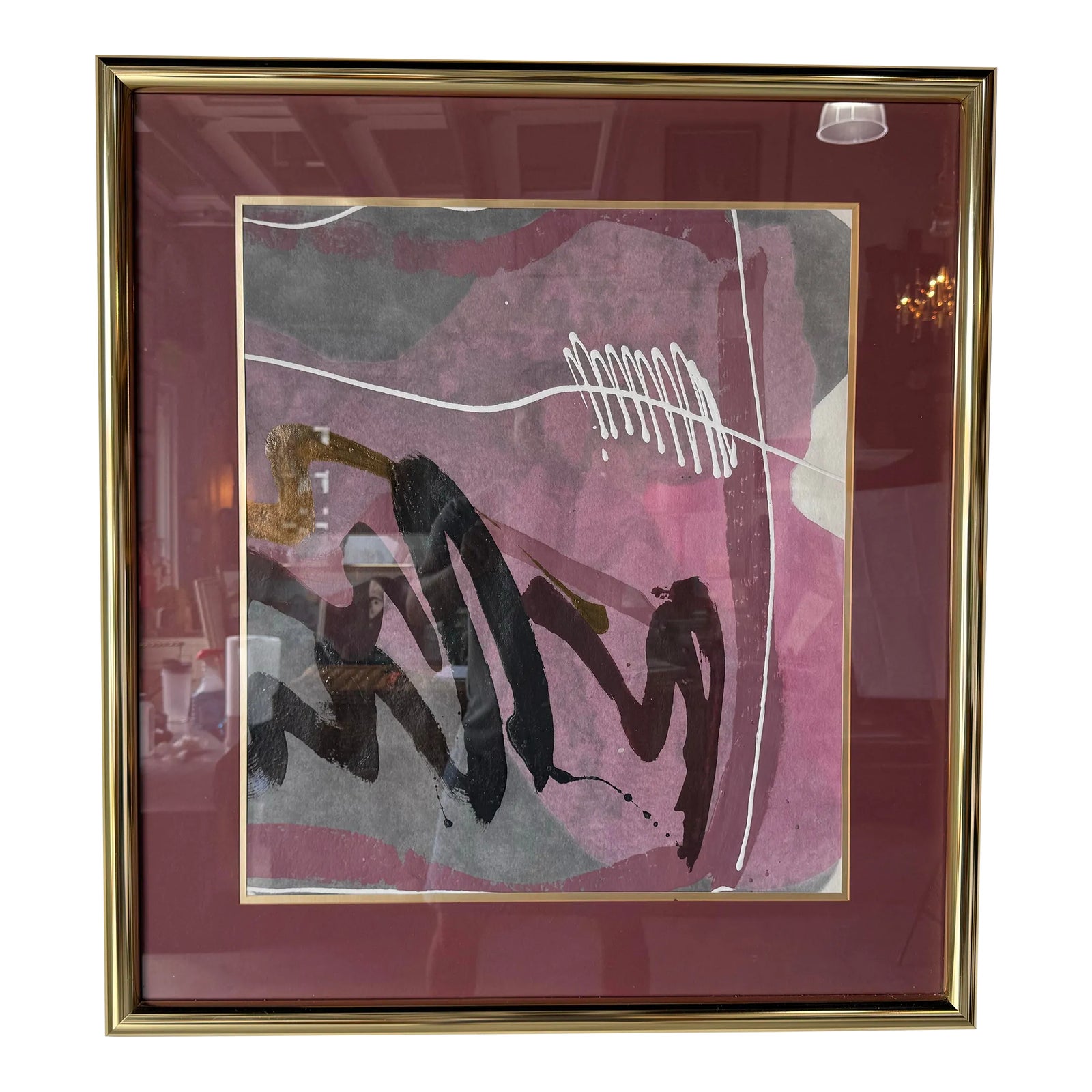 80's Marc Beauregard Expressionist Abstract Painting | Chairish
