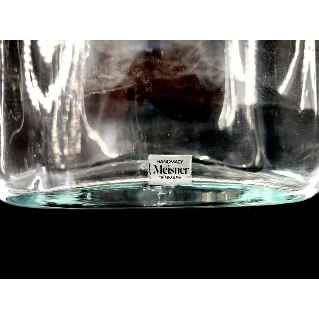 1970s Meisner Danish Etched Glass Decanter Solvognen Viking Sun Chariot | Chairish