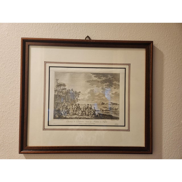 Vintage Set of 2 Italian Prints on Handmade Paper | Chairish