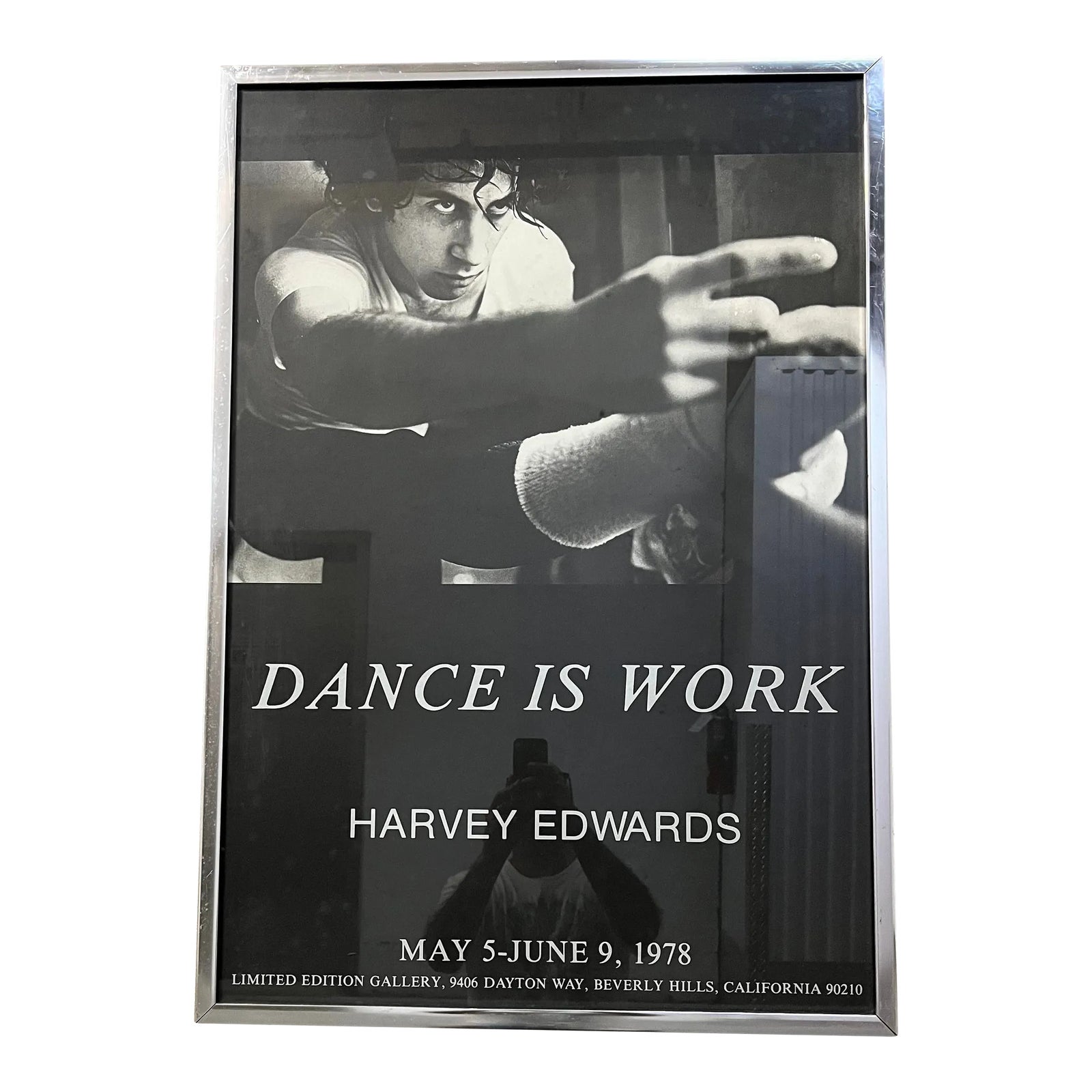 Original Harvey Edwards Dance Is Work Framed Exhibition Poster. From ...