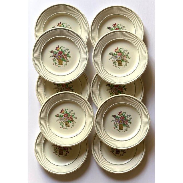 Vintage Wedgwood Etruria England "Belmar" Fluted Plates - Set of 10 ...
