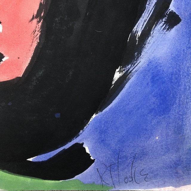 Original Robert Cooke “Dancing Chicken” Vintage Painting | Chairish