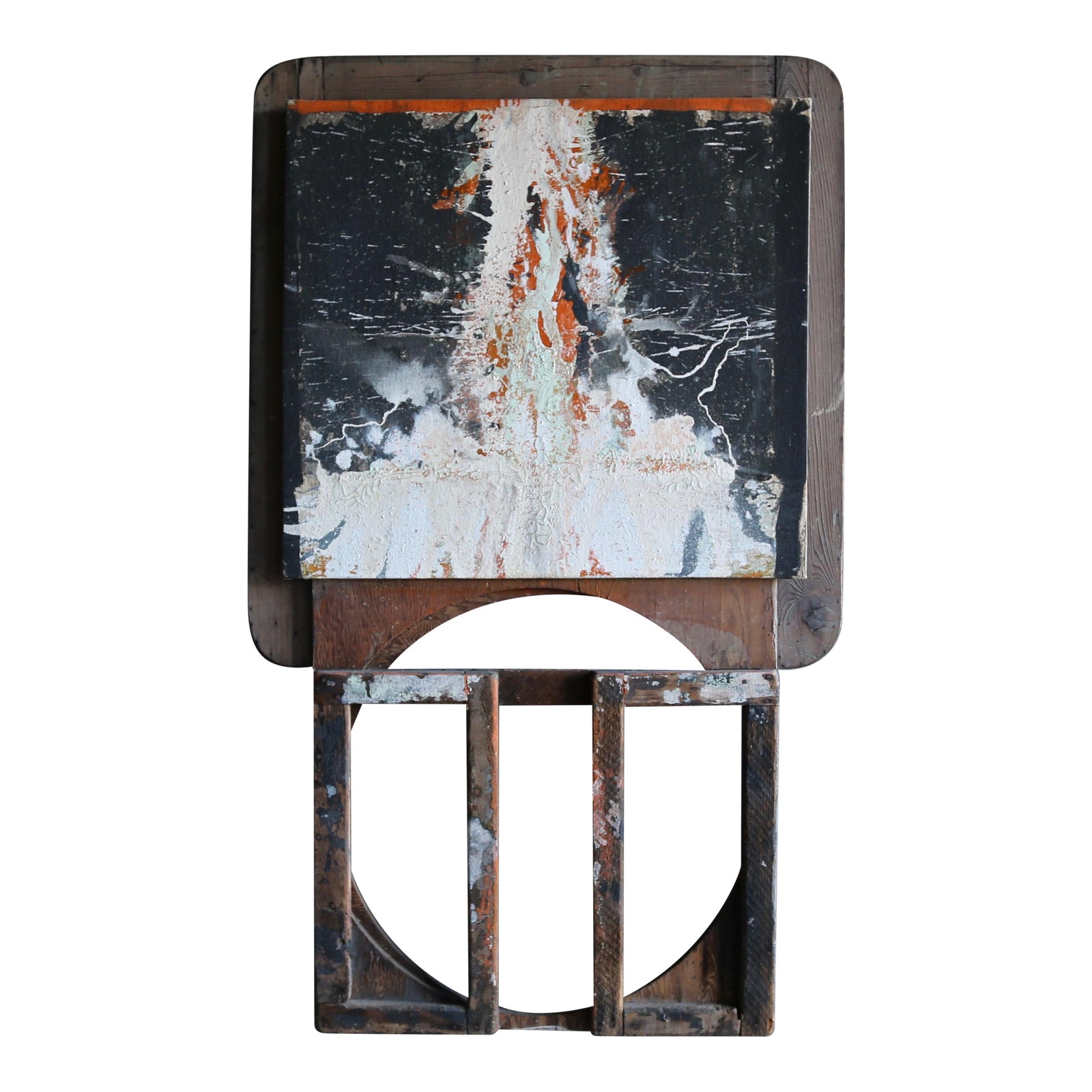 Andy Wing Untitled Mixed-Media Painting, 1965 | Chairish