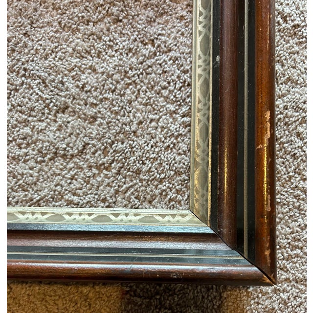 Antique Victorian Walnut Shadow Box Frame for 10 X 12” | Chairish