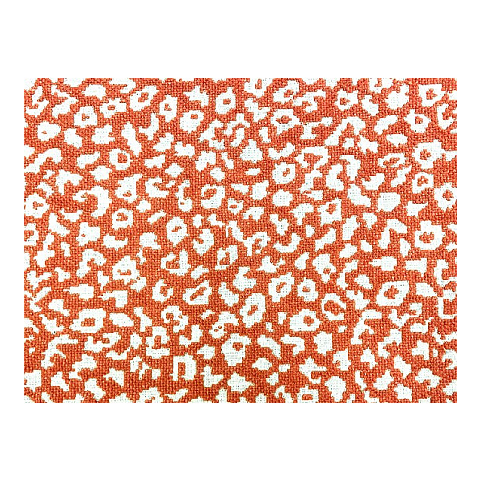 Kate Spade Designer Coral Cream Cheetah Woven Reversible Upholstery ...
