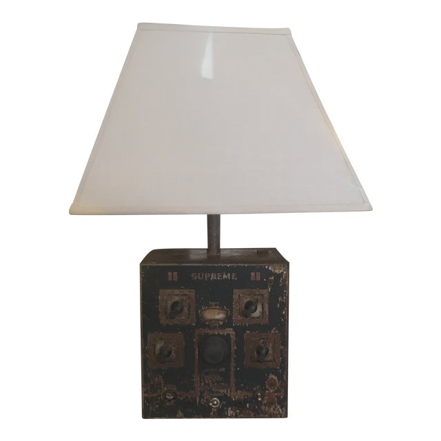 Vintage Transistor Radio Repurposed Into Tabletop/ Desktop Lamp | Chairish