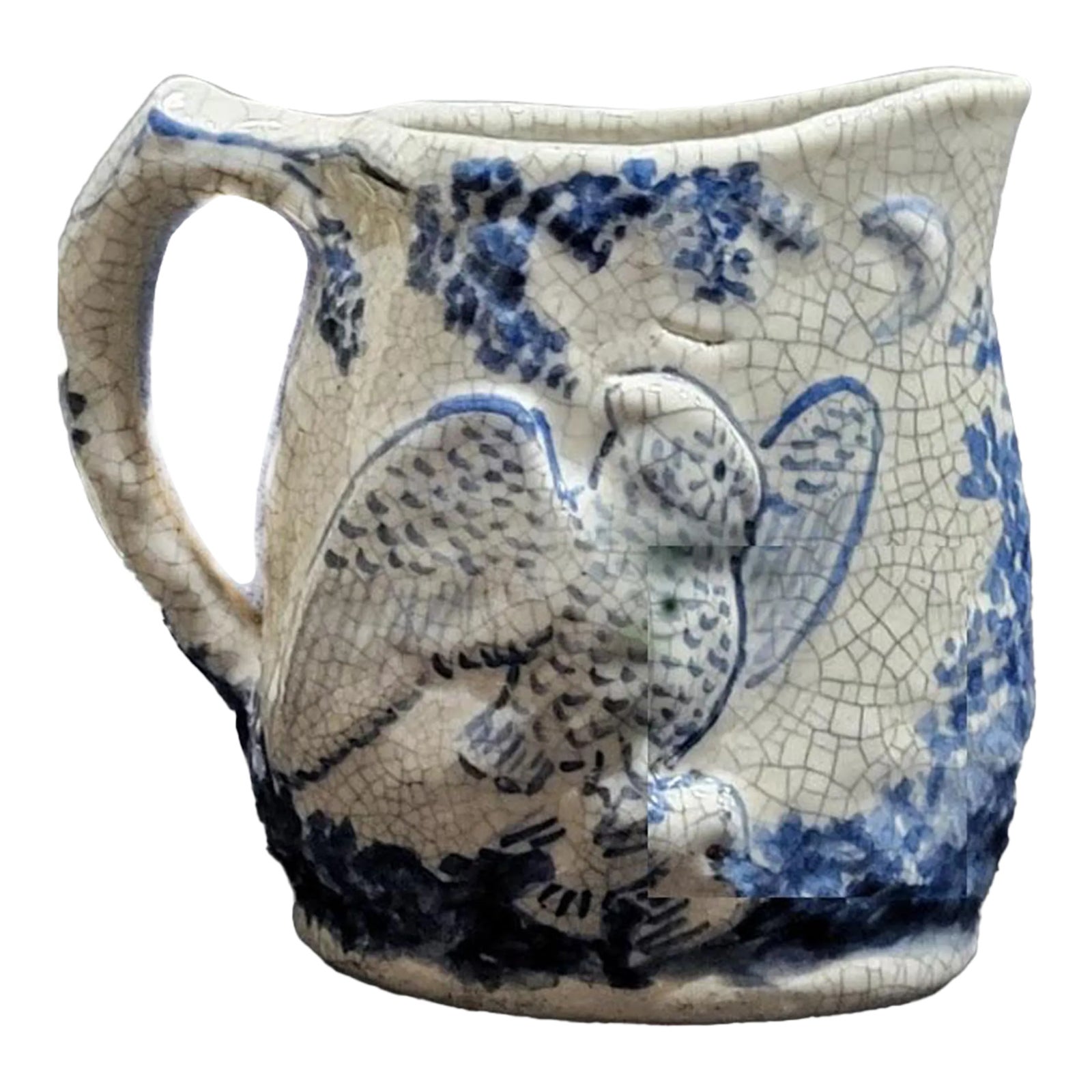 Dedham Pottery “Night and Morning” Pitcher C1920s - Rare | Chairish