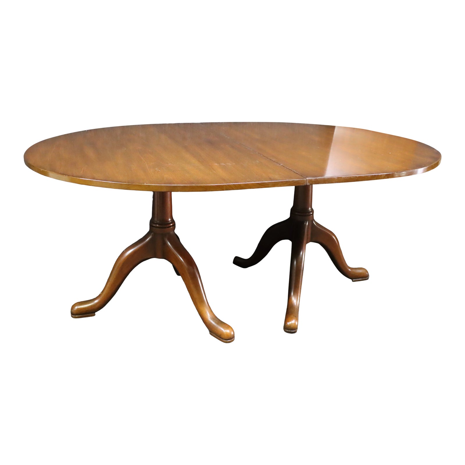 Kittinger Fruitwood Dining Table W/Extension | Chairish