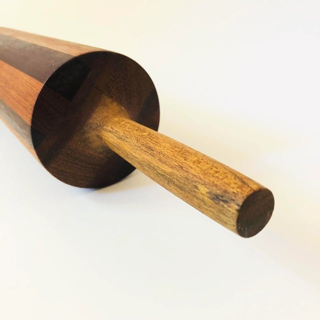 Mid Century Teak Rolling Pin | Chairish