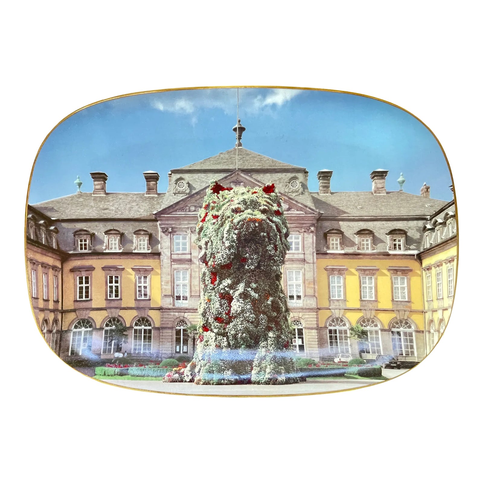 1992 Jeff Koons Porcelain “Puppy Plate”, Limited Edition #4 of 125 ...