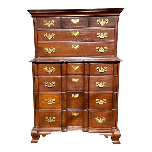 Pennsylvania House Chippendale Style Tall Cherry Dresser Kling | Chairish