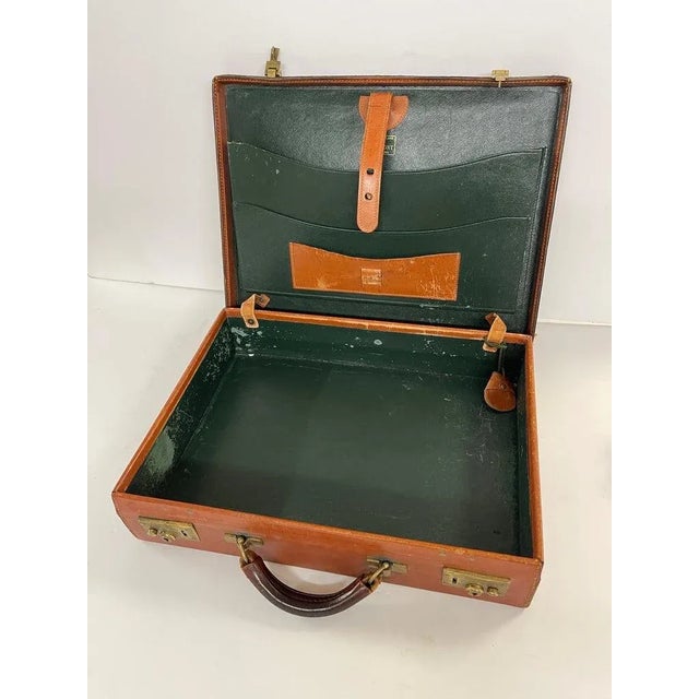 Vintage T. Anthony Leather Briefcase Made in England | Chairish