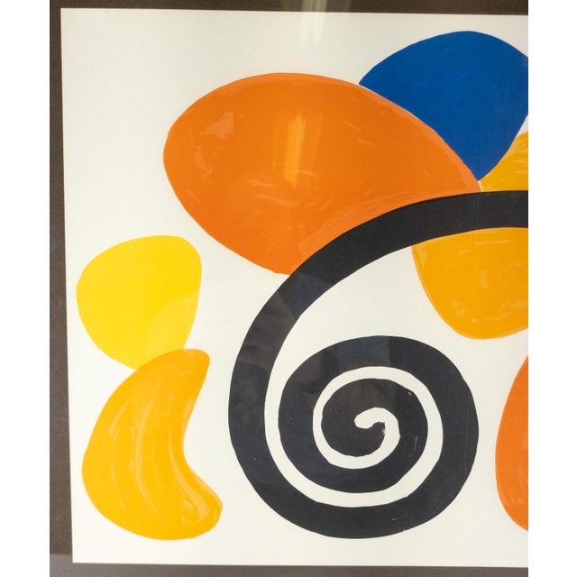 Mid-Century Modern Alexander Calder Lithograph Print From "Derriere Le ...