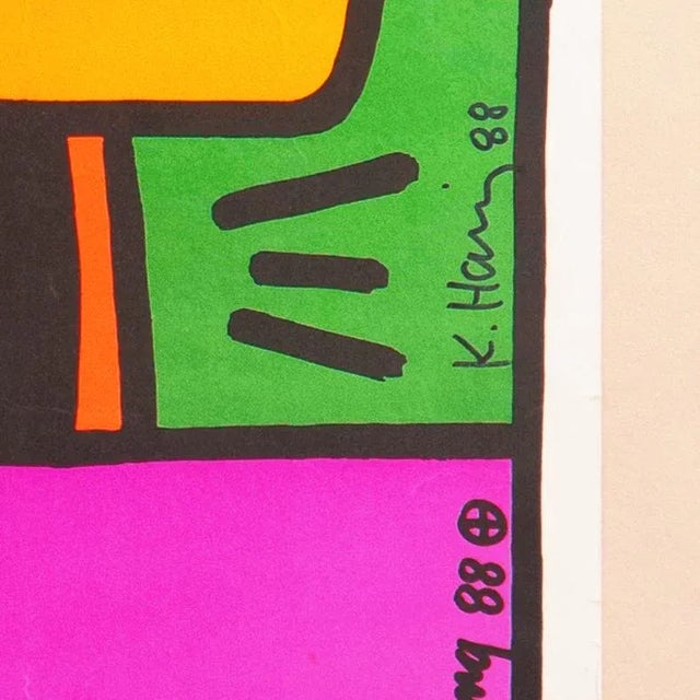 'National Coming Out Day', 1988 Keith Haring Poster, Hand Signed by the ...
