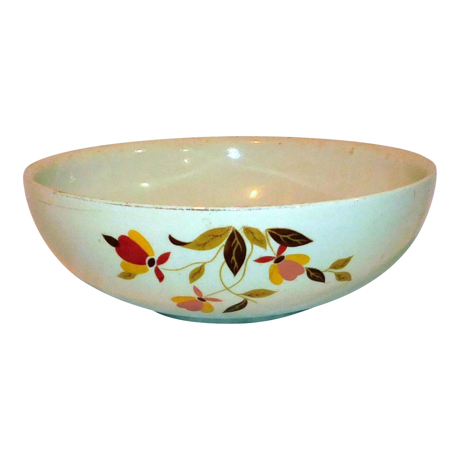 1940s Hall Jewel Tea Autumn Leaves Bowl | Chairish