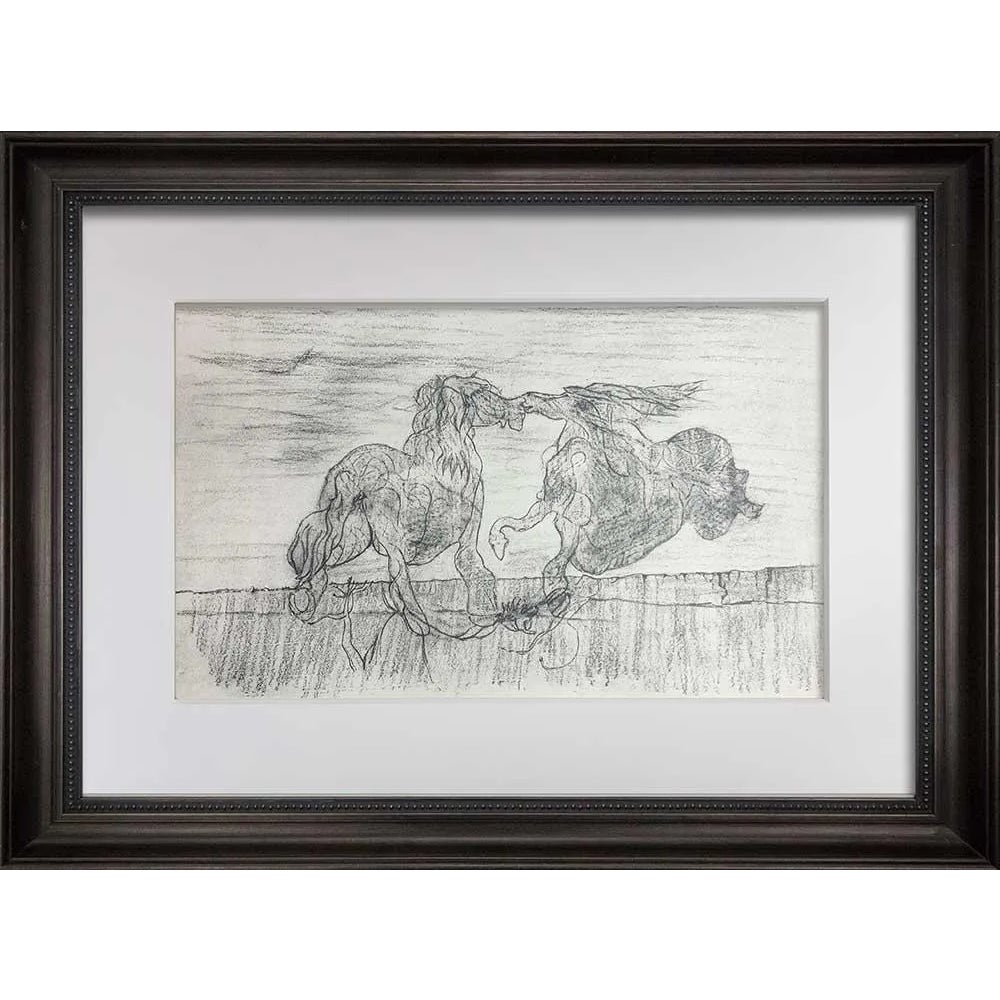 Max Ernst Lithograph Limited Ed. No. 184 "Stallion and Bride of the ...