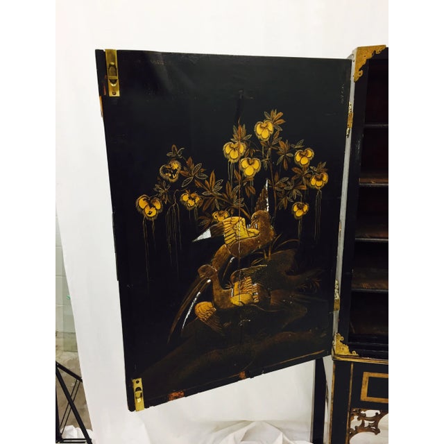 Antique Chinoiserie Chest on Stand | Chairish