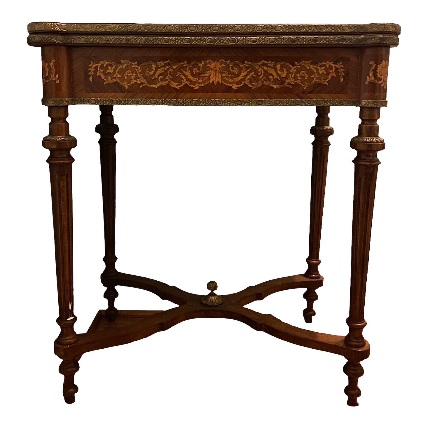 Vintage Louis XV Revival Card and Game Table | Chairish