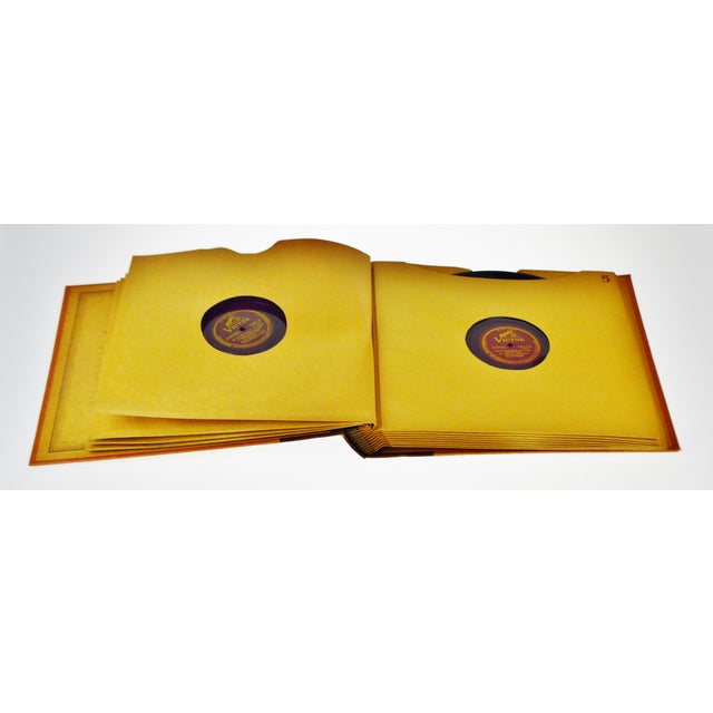 Vintage Classical Music 78's 12" Records in Catalog Album - Group of 10 ...