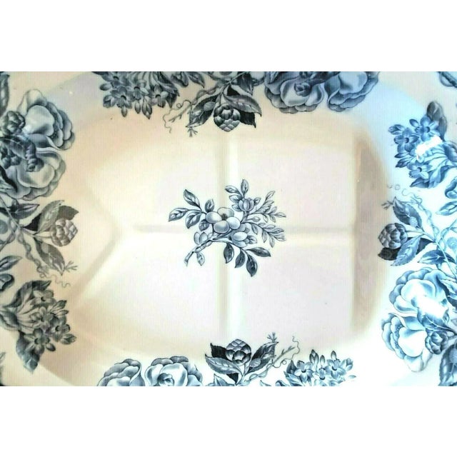 1800's Copeland Spode Blue & White Meat Platter | Chairish