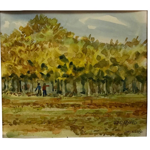 Original Expressionist Landscape Watercolor Painting by Bob Ragland ...