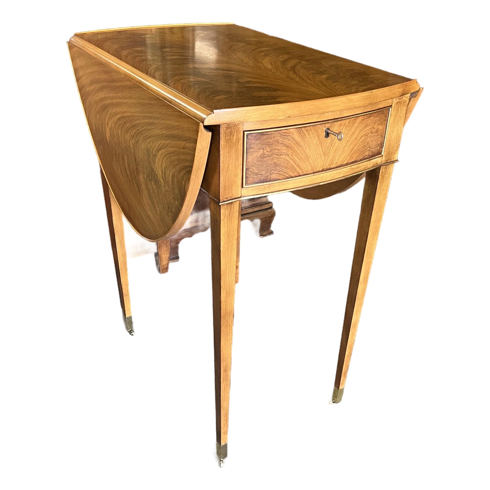 Late 20th Century Drop Leaf Side Table by Bollier & Company by Decca ...