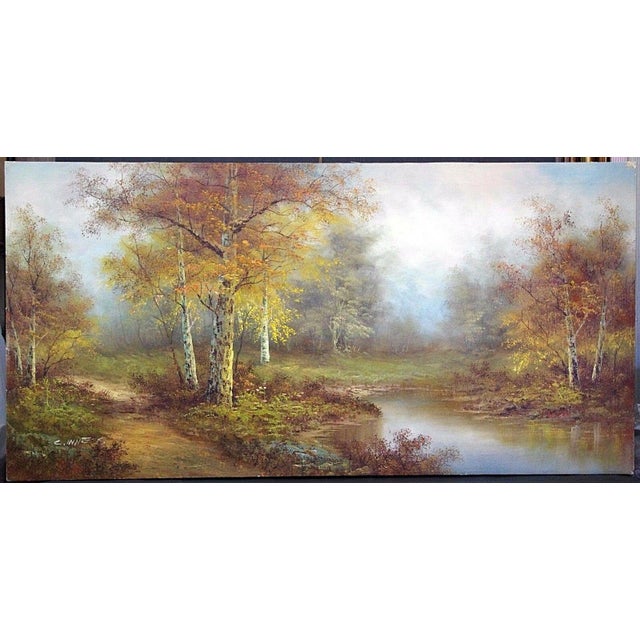 Signed C Inness Very Collectible Landscape Plein Air Oil Painting on ...