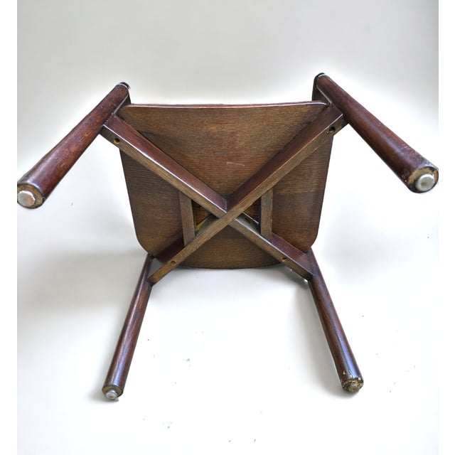 Late 20th Century Vintage Gunlocke Wooden Side Chairs- Set of 2 | Chairish