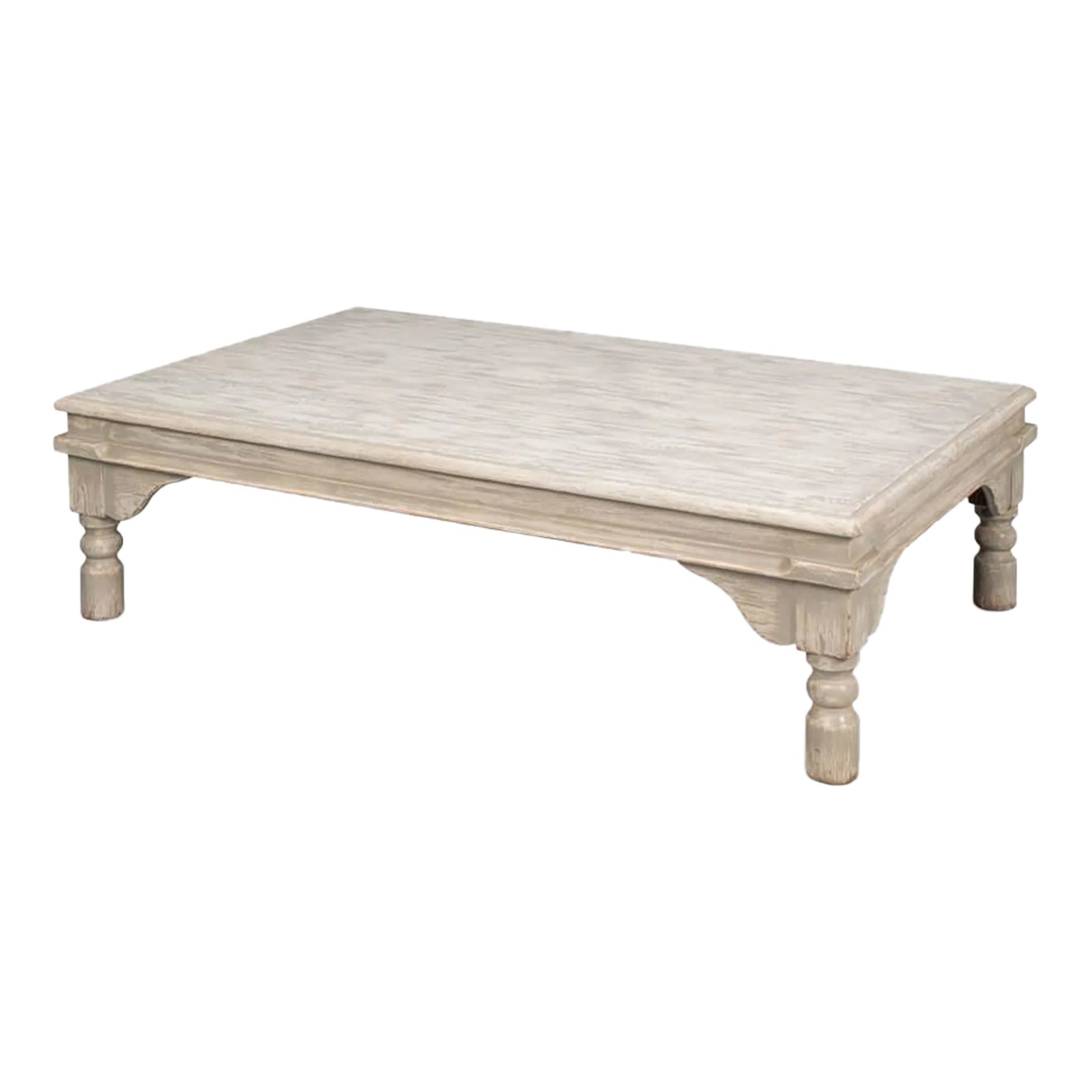 Washed Gray Coffee Table | Chairish
