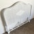 Coastal White Wicker Full Size Headboard | Chairish